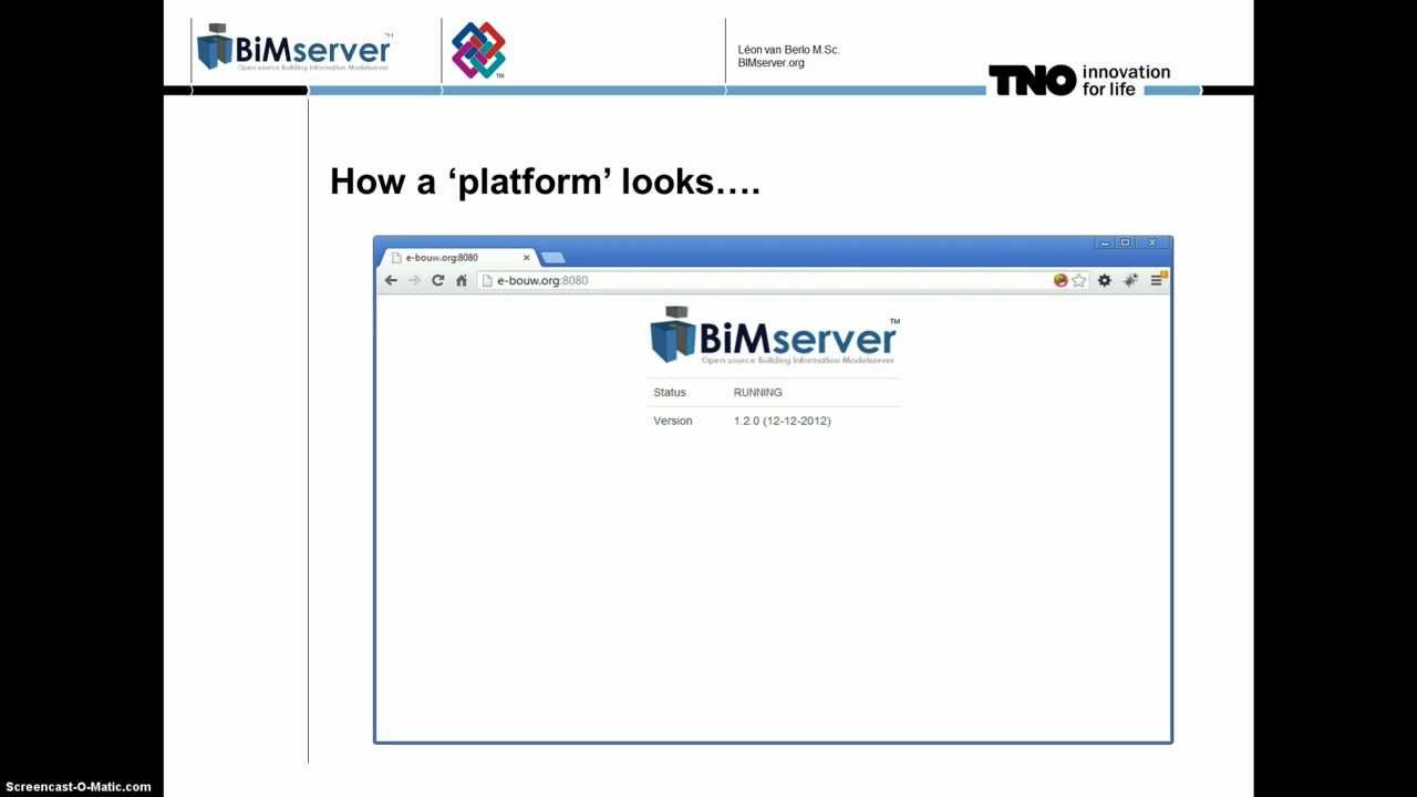Introduction To The Open Source Bimserver Org Platform Youtube