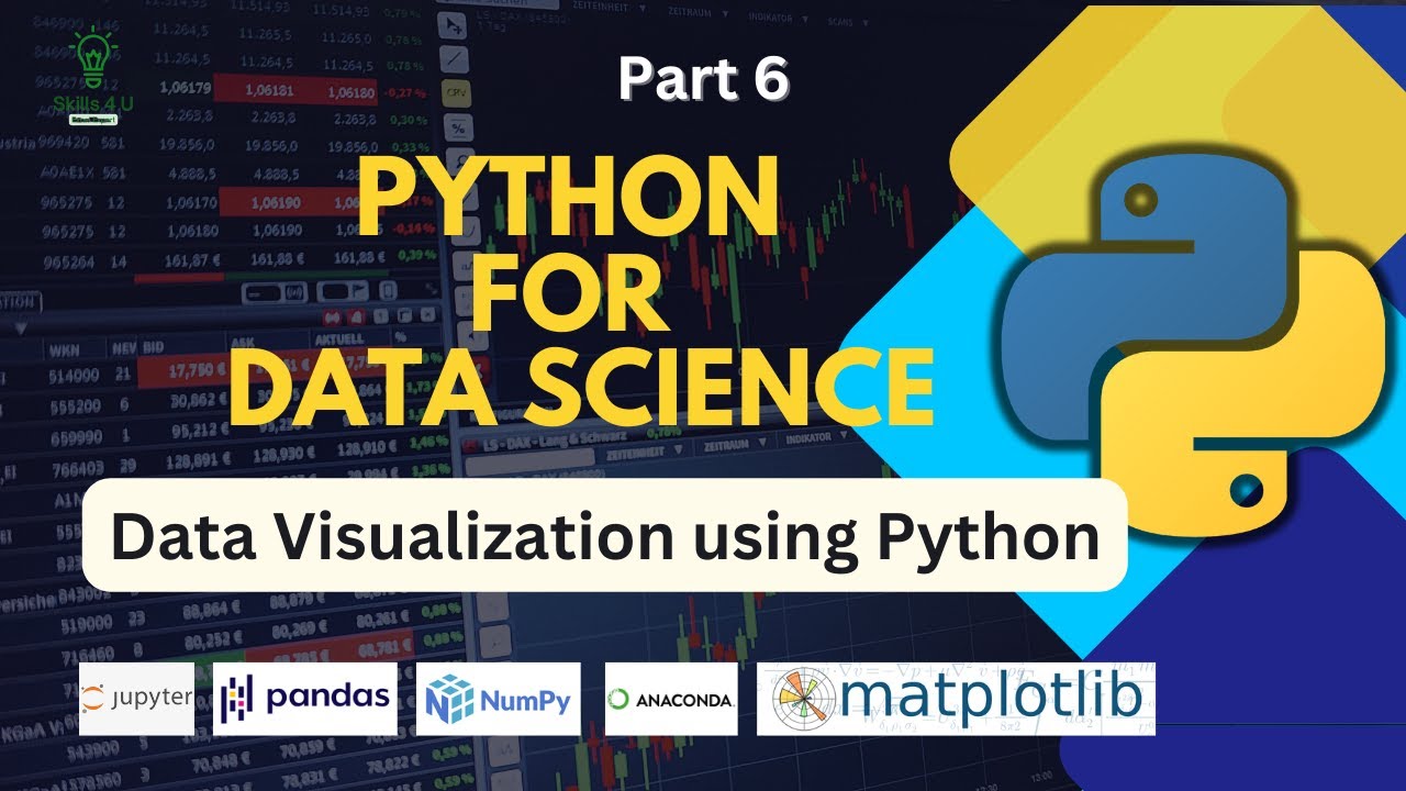 Python For Data Science Data Visualization Using Python Part 6