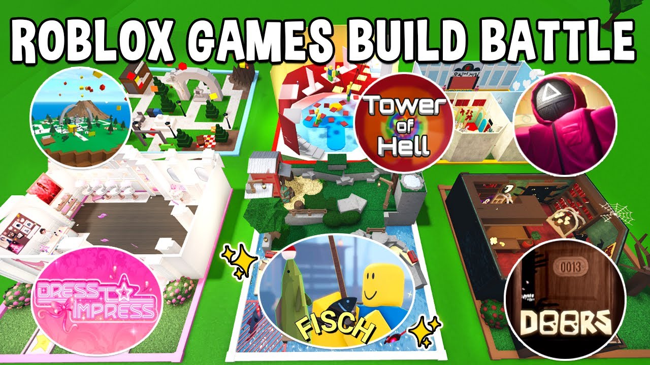Mega Roblox Game Build Off Challenge Youtube
