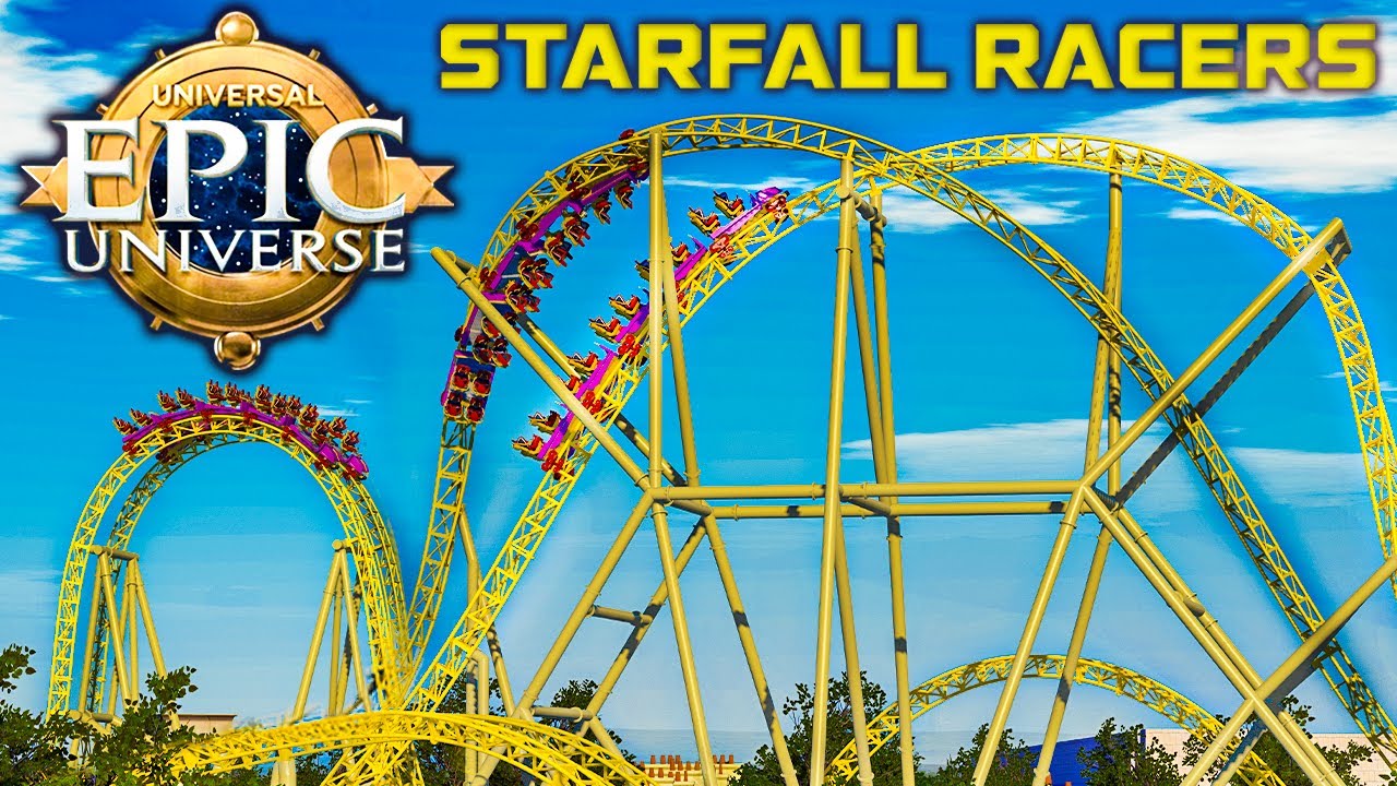 Epic Universe Roller Coaster Stardust Racers Pov Universal Studios