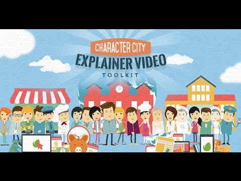 Mega Explainer Toolkit Character City After Effects Template Youtube
