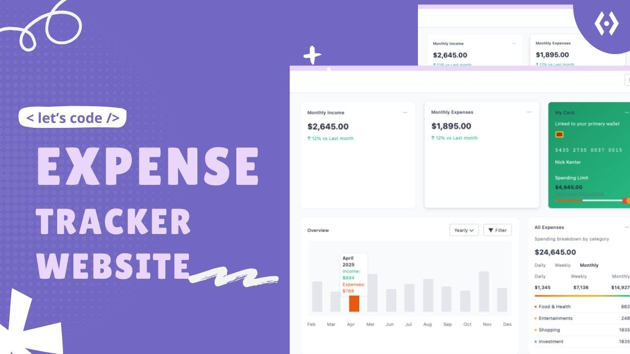 Build An Expense Tracker App With Html Css Javascript Beginner