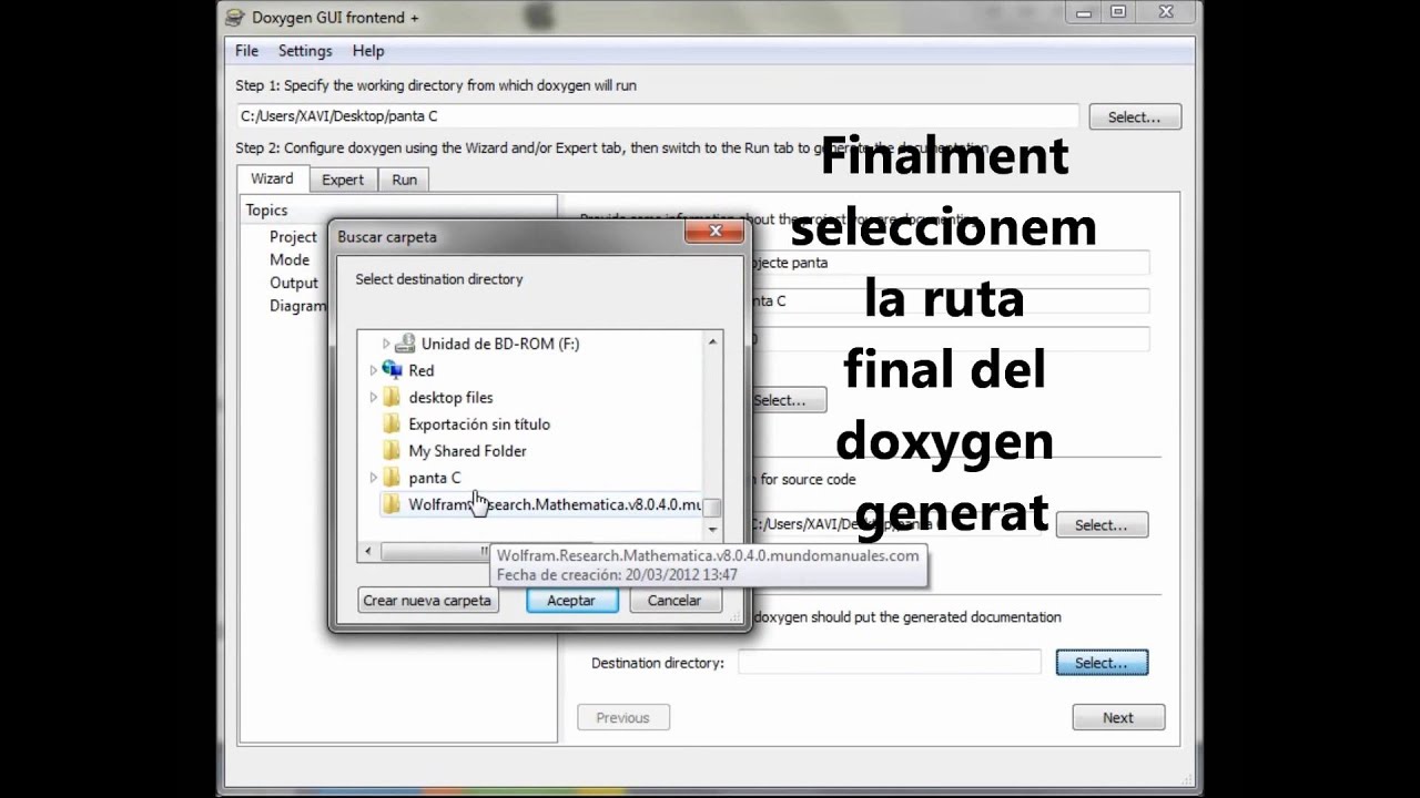 Tutorial Doxygen Doxywizard Youtube