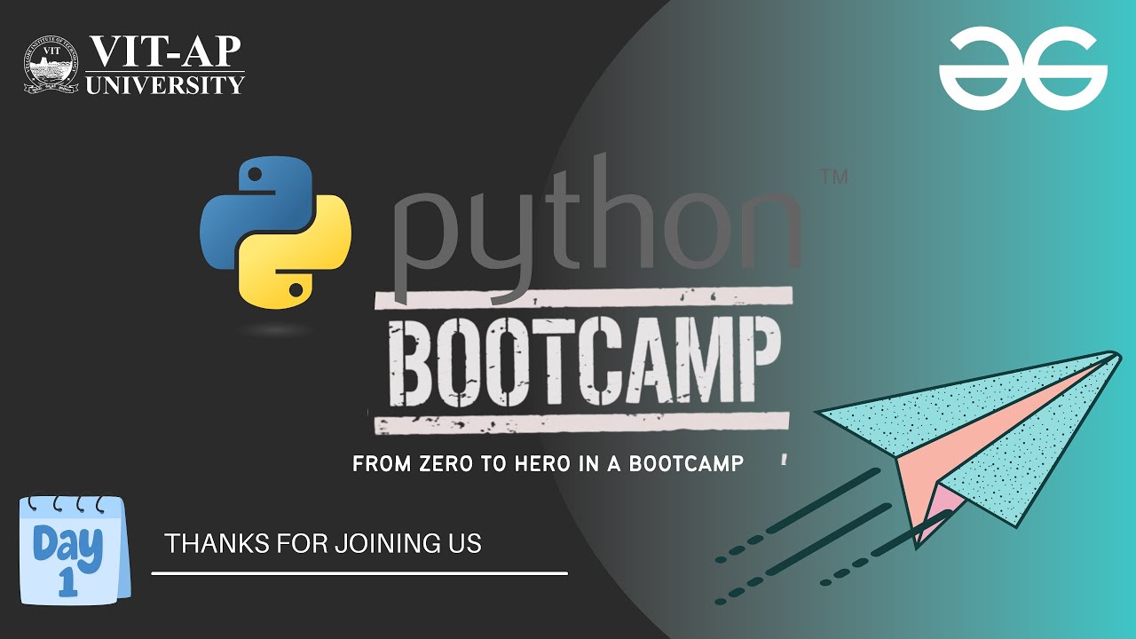 Python Bootcamp Day 1 Youtube