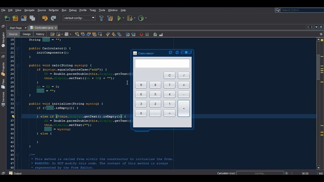 Java Gui Calculator Free Full Project Code