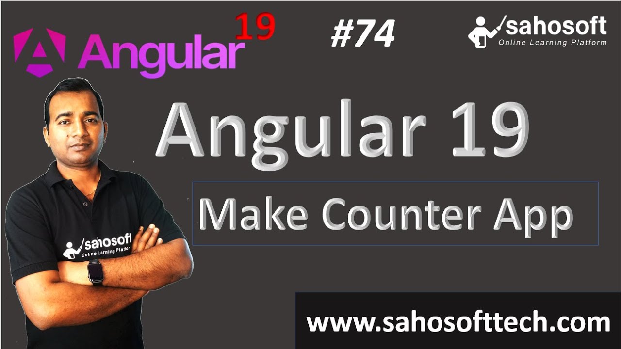 Make Counter App In Angular Angular 19 Tutorials In Hindi Youtube