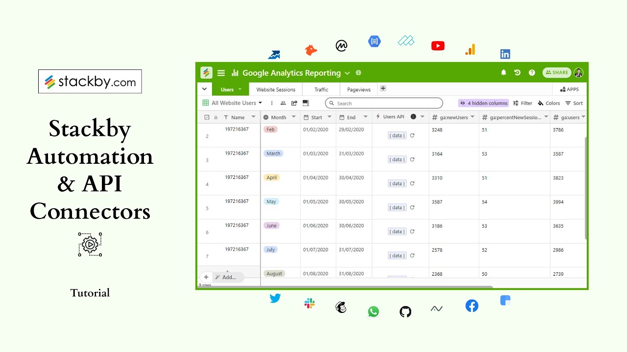 Stackby Tutorial Part 3 Stackby Automation Api Connectors Youtube