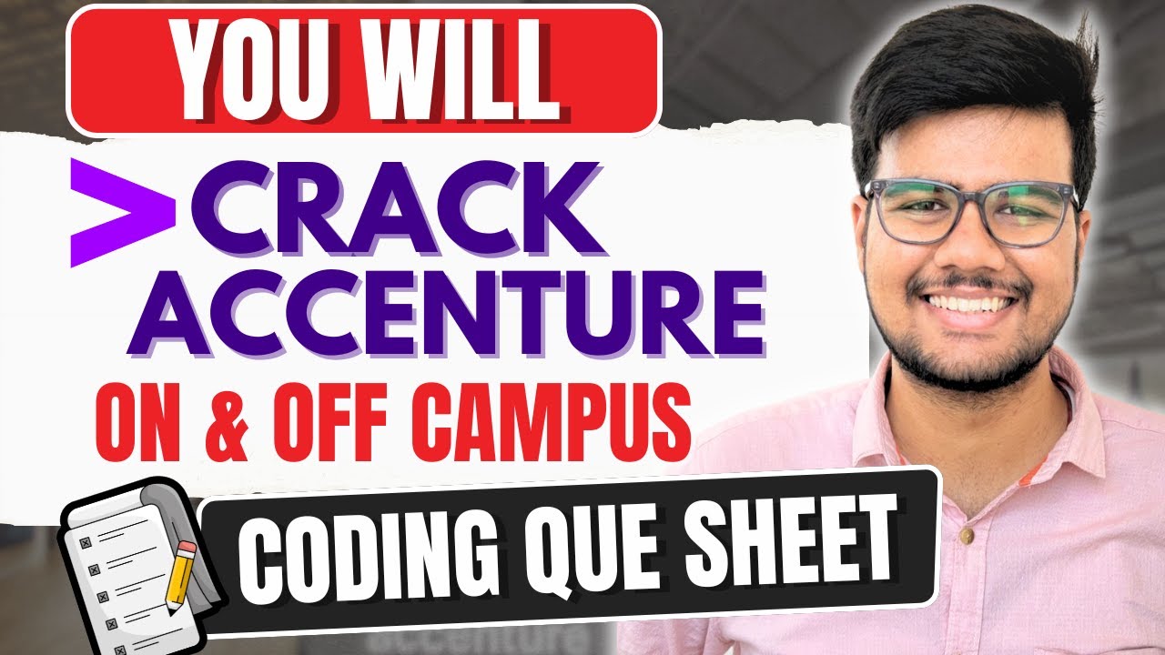 Accenture Most Asked Coding Questions Cheatsheet Youtube