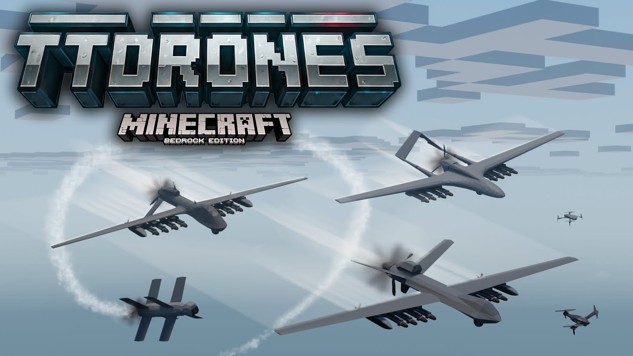 Tt Drones 1 0 6 Minecraft Addon Youtube