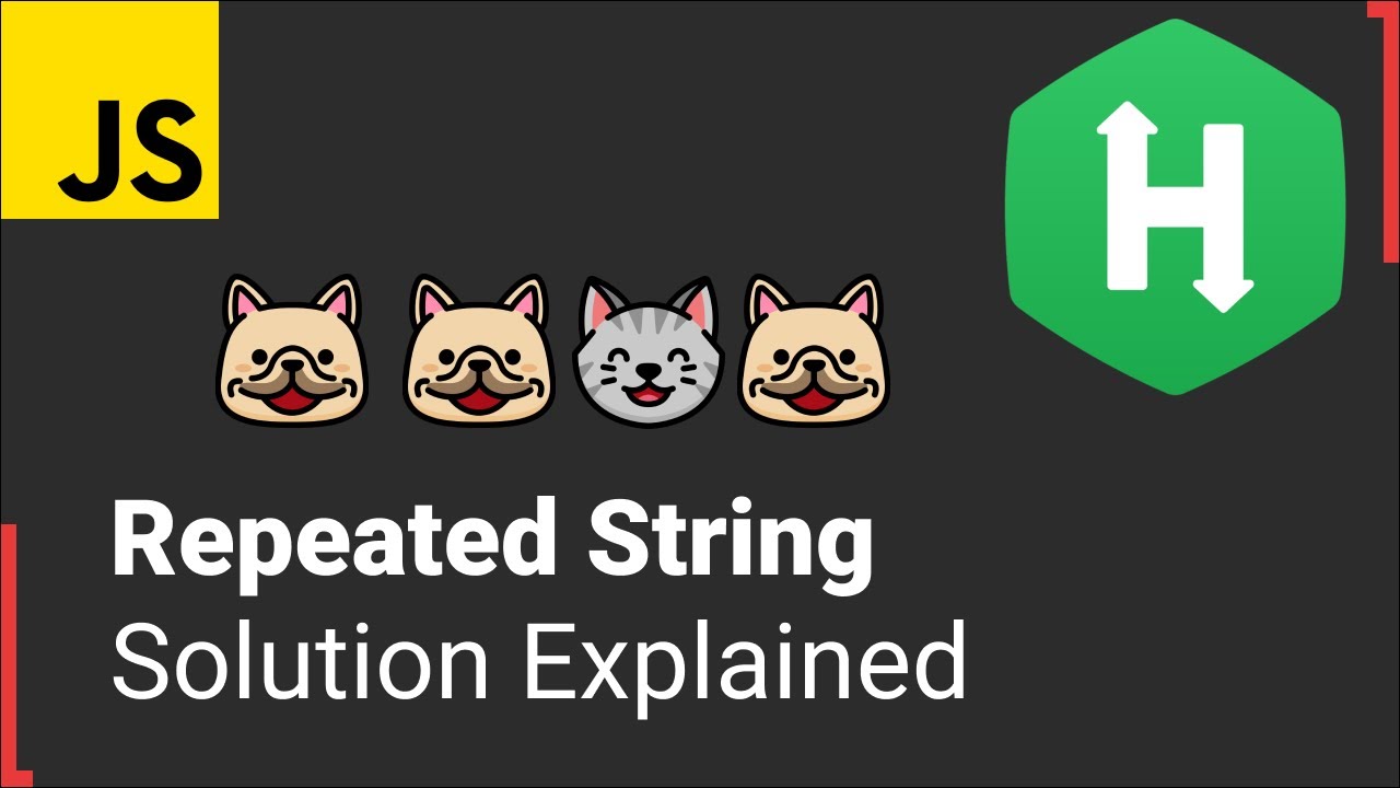 Hackerrank Repeated String Solution Explained Javascript Youtube