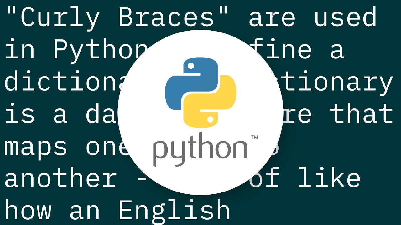 Curly Braces In Python A Comprehensive Guide