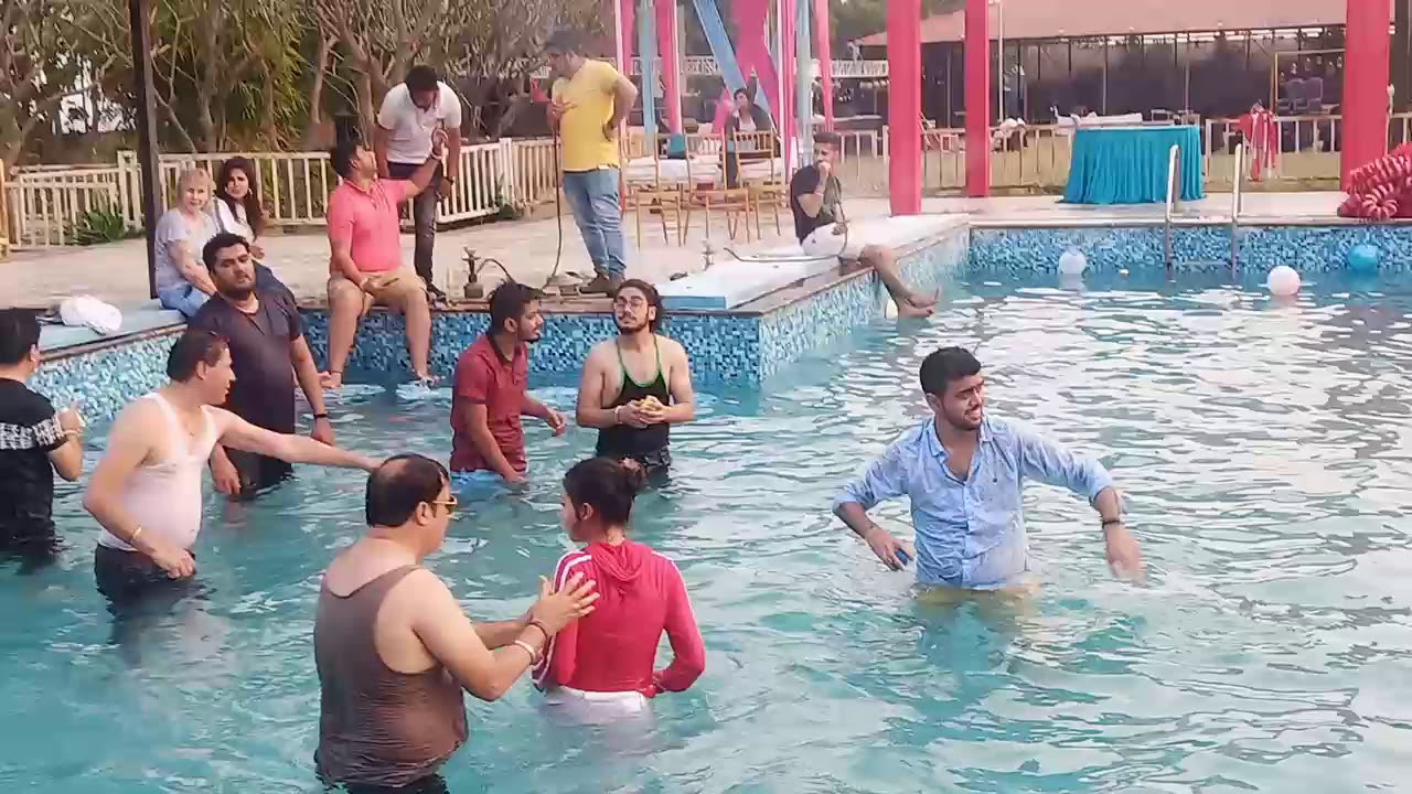 Pre Wedding Pool Party At Chokardhani Nagpur Youtube