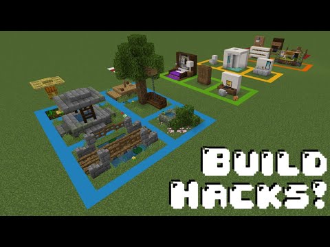 The Best Minecraft Build Hacks Youtube