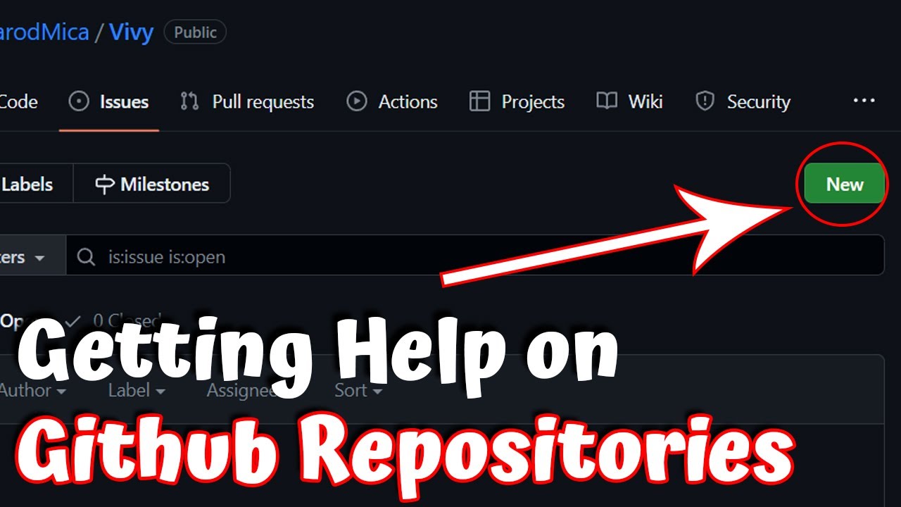 Getting Help On Github Issues Youtube