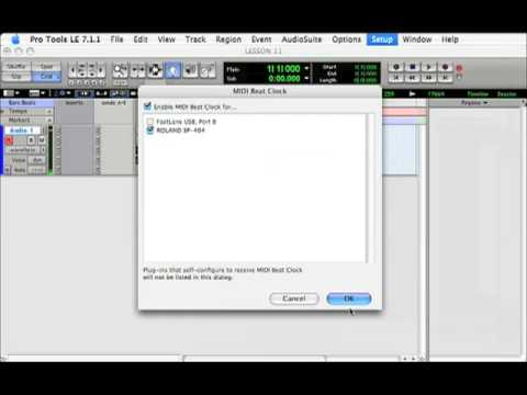 Lesson 11 Synchronization Pro Tools 7 Le Tutorial Youtube