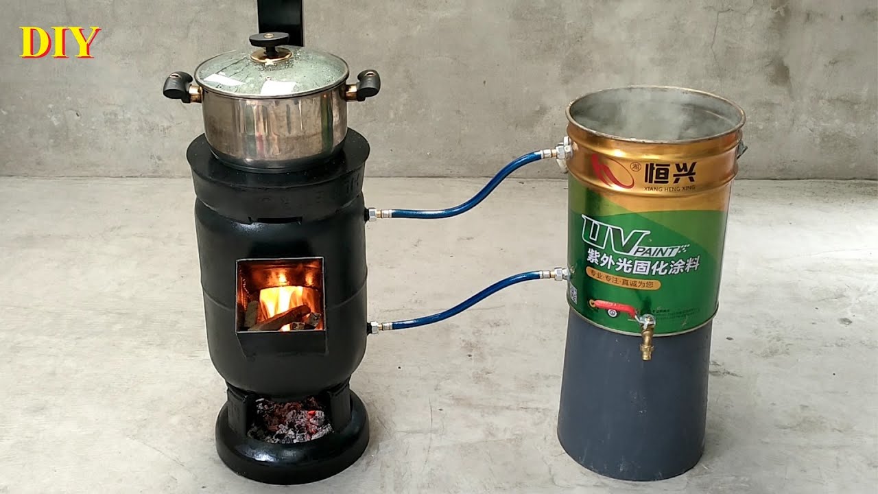 Building A Wood Stove Water Heater