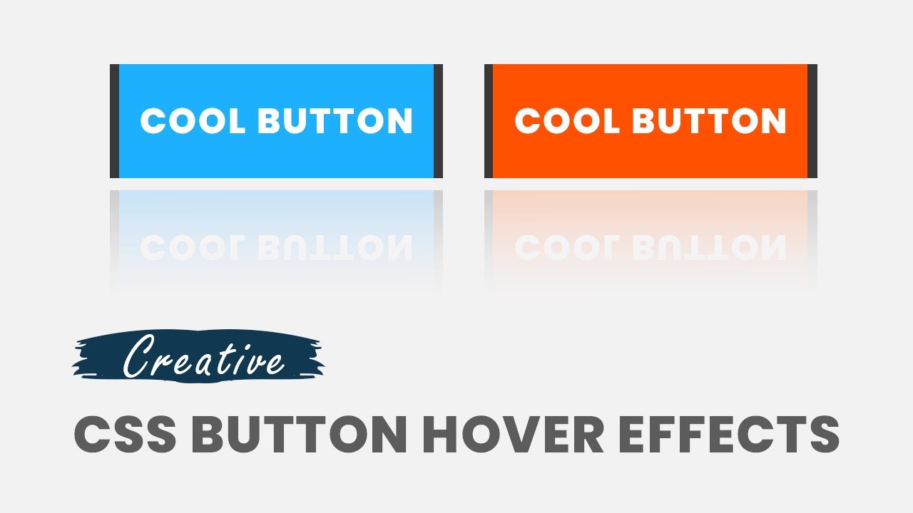 Creative Button Hover Effects With Only Html And Css Youtube