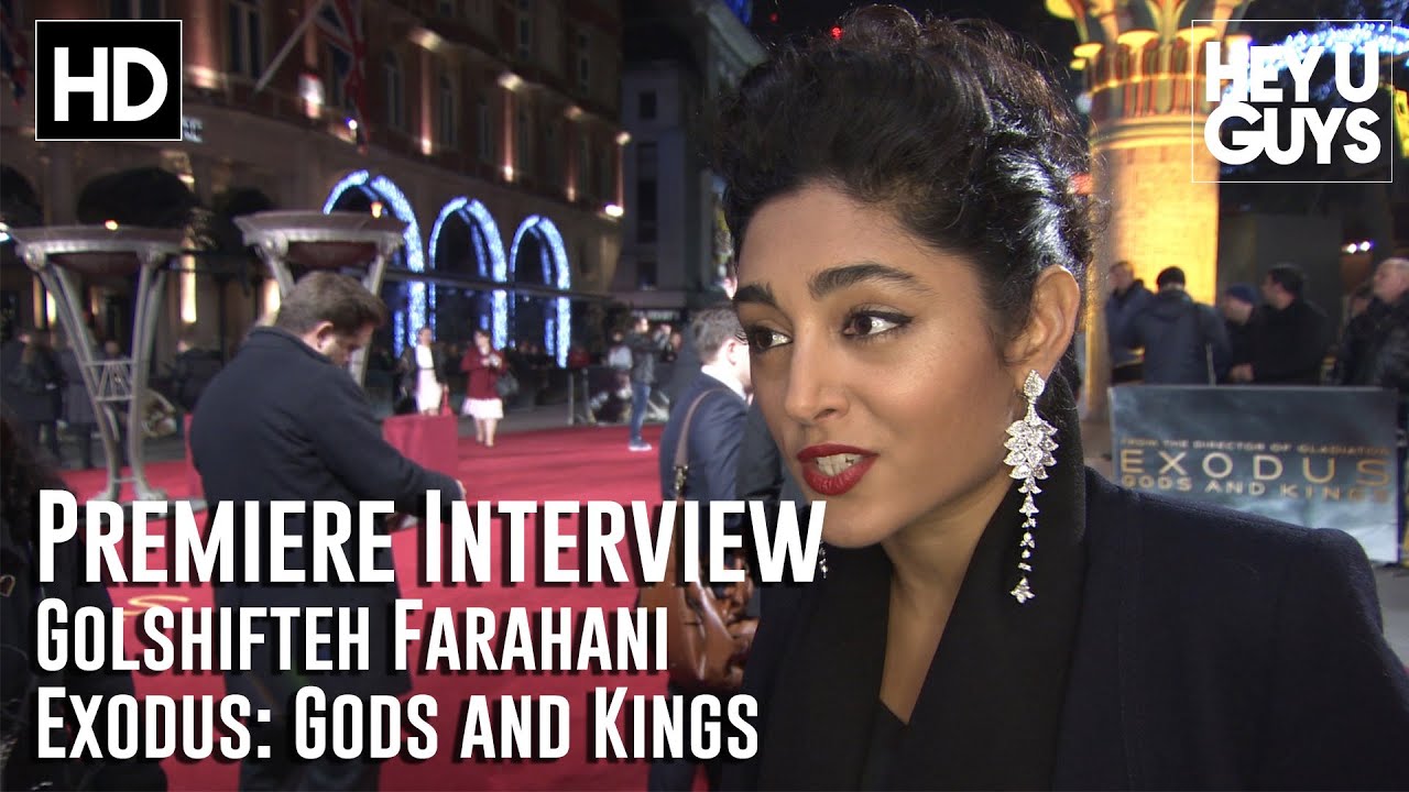 Golshifteh Farahani Interview Exodus Gods And Kings Premiere Youtube