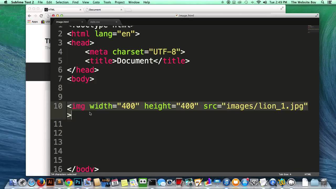 Html Tutorial How To Make An Image Clickable Link On Image Easy