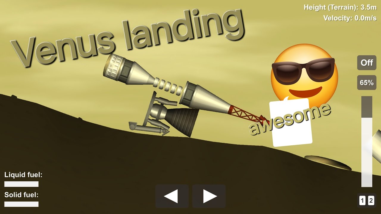 Landing On Venus Sfs Youtube