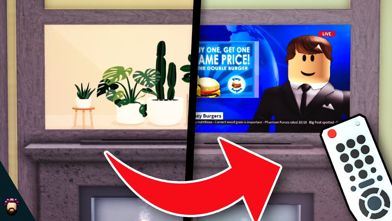 Using A Decal As Your Tv In Bloxburg Tutorial Youtube
