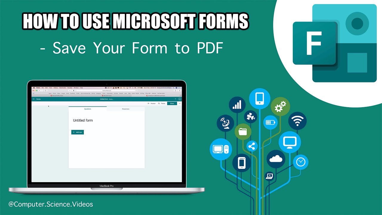 How To Save Your Microsoft Form For Office 365 To Pdf Using A Mac
