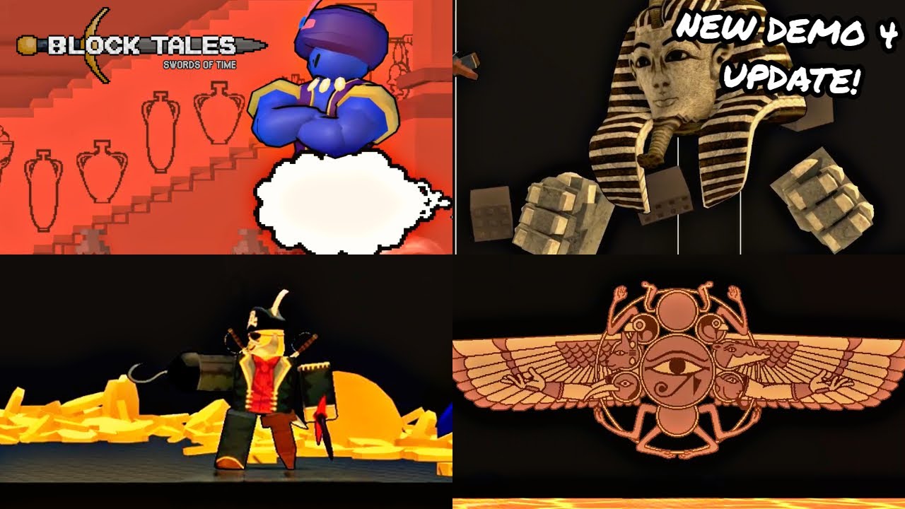 Block Tales Demo 4 All Bosses Story Mode Roblox Block Tales Youtube