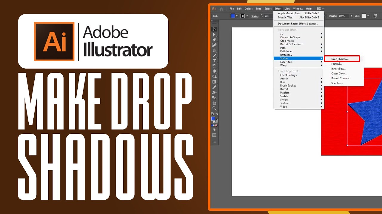 How To Make Drop Shadows In Adobe Illustrator 2025 Easy Guide Youtube