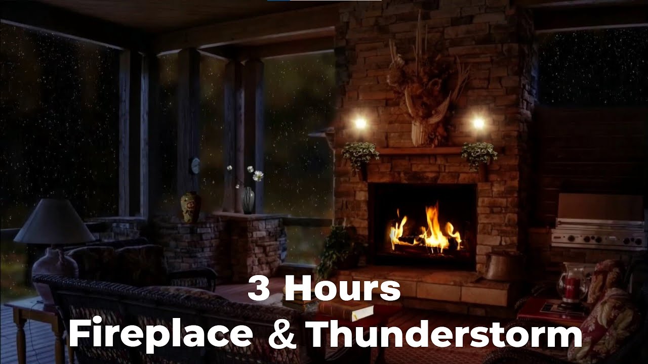 Fireplace Rain Thunder At Dennis Marquis Blog