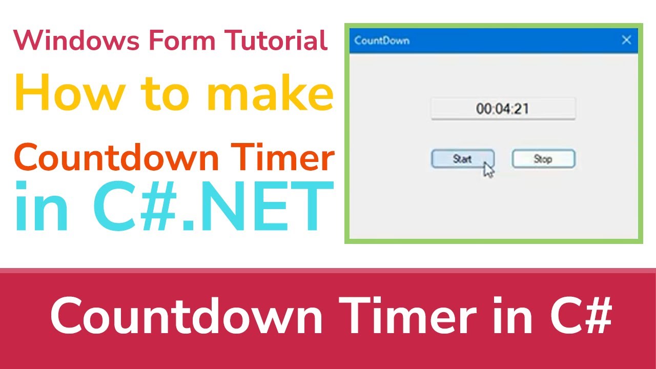 Timer Countdown In C At Lynda Rahman Blog