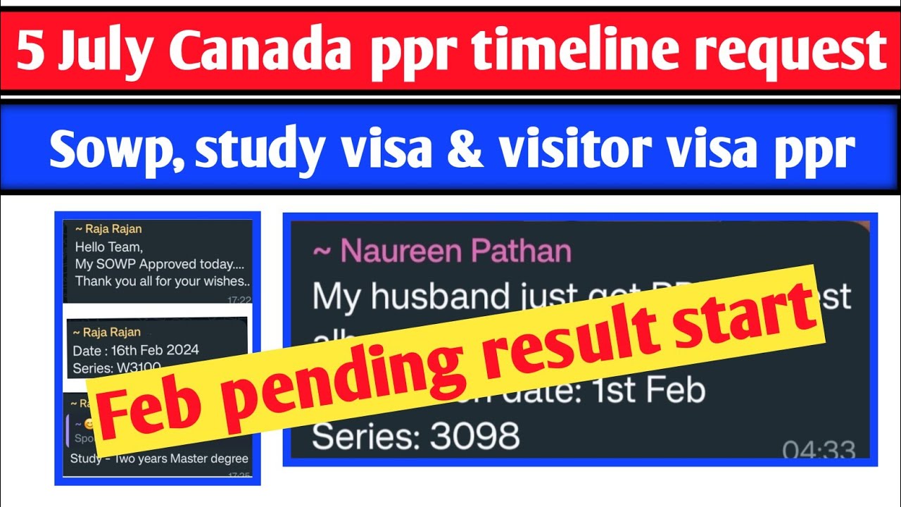 5 July Canada Ppr Timeline Today S Ppr Request Timeline Canada