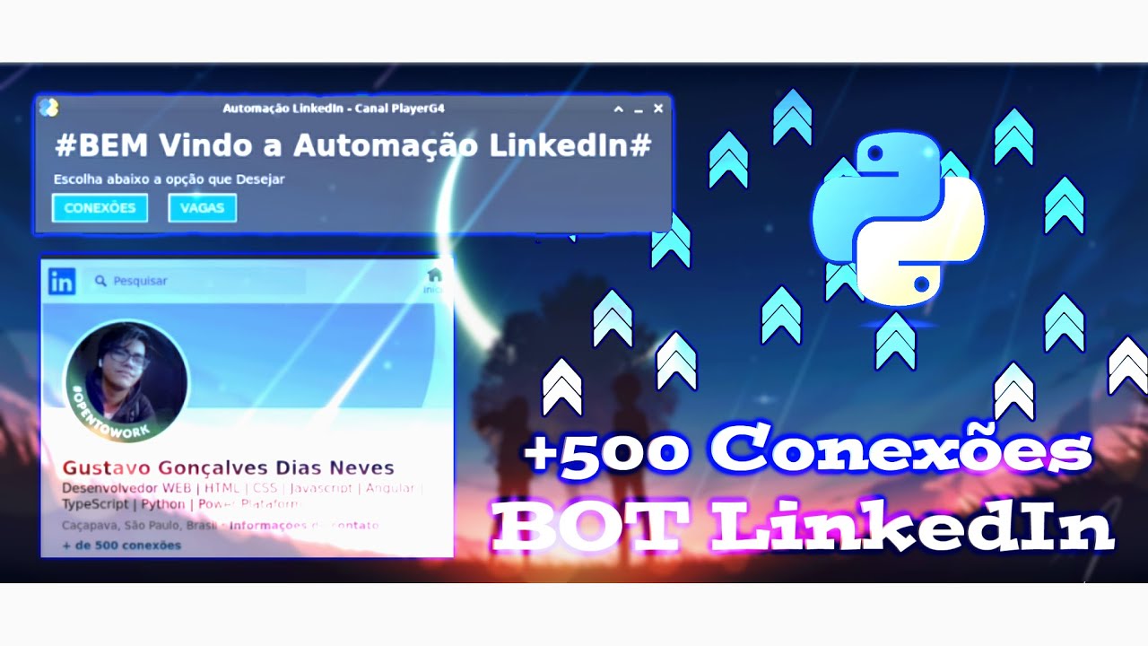 Bot Linkedin Faça Conexões No Piloto Automático Python Application