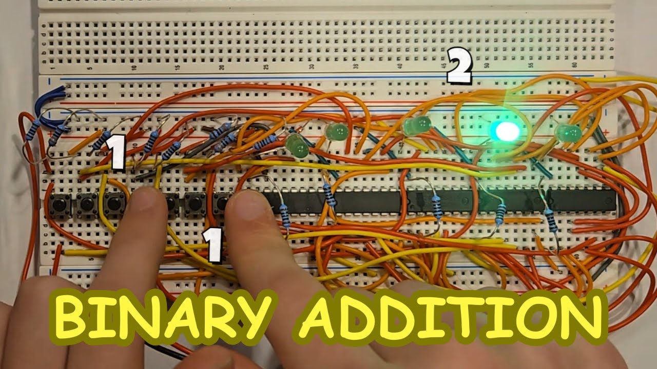 4 Bit Binary Adder Youtube