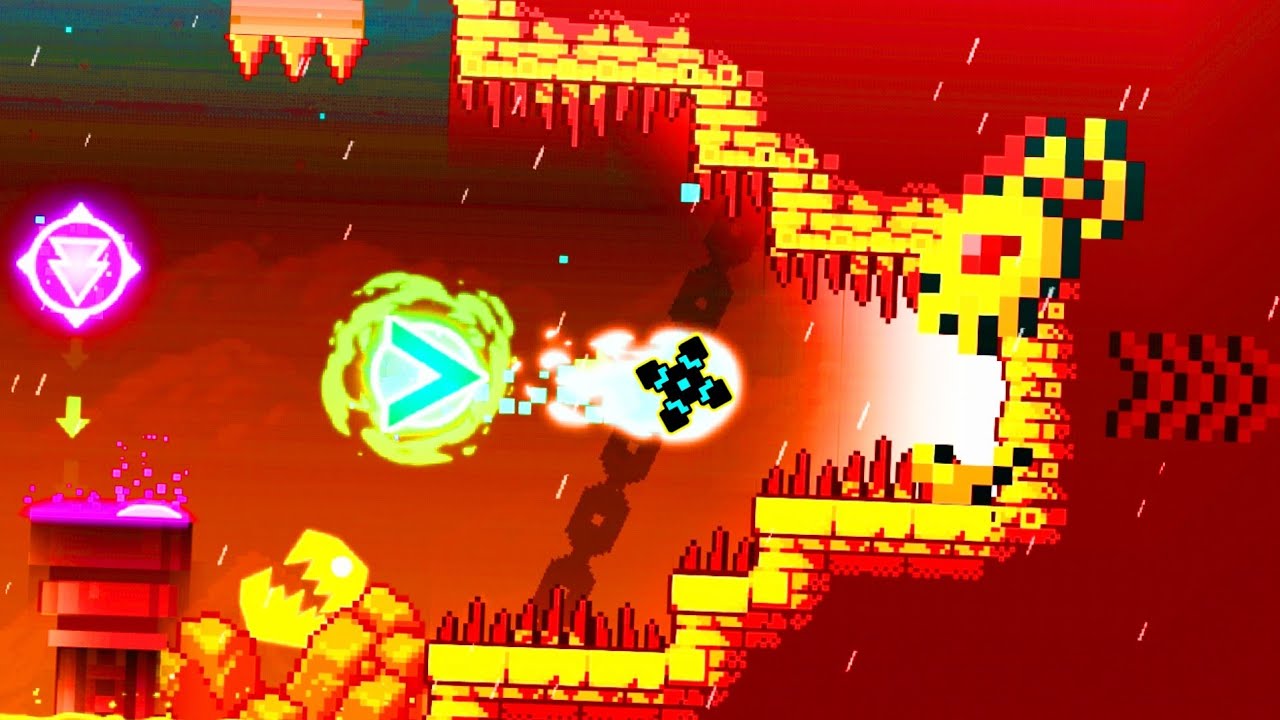 4k Uhd Dash V2 By Masterthecube5 Geometry Dash 2 2 Youtube