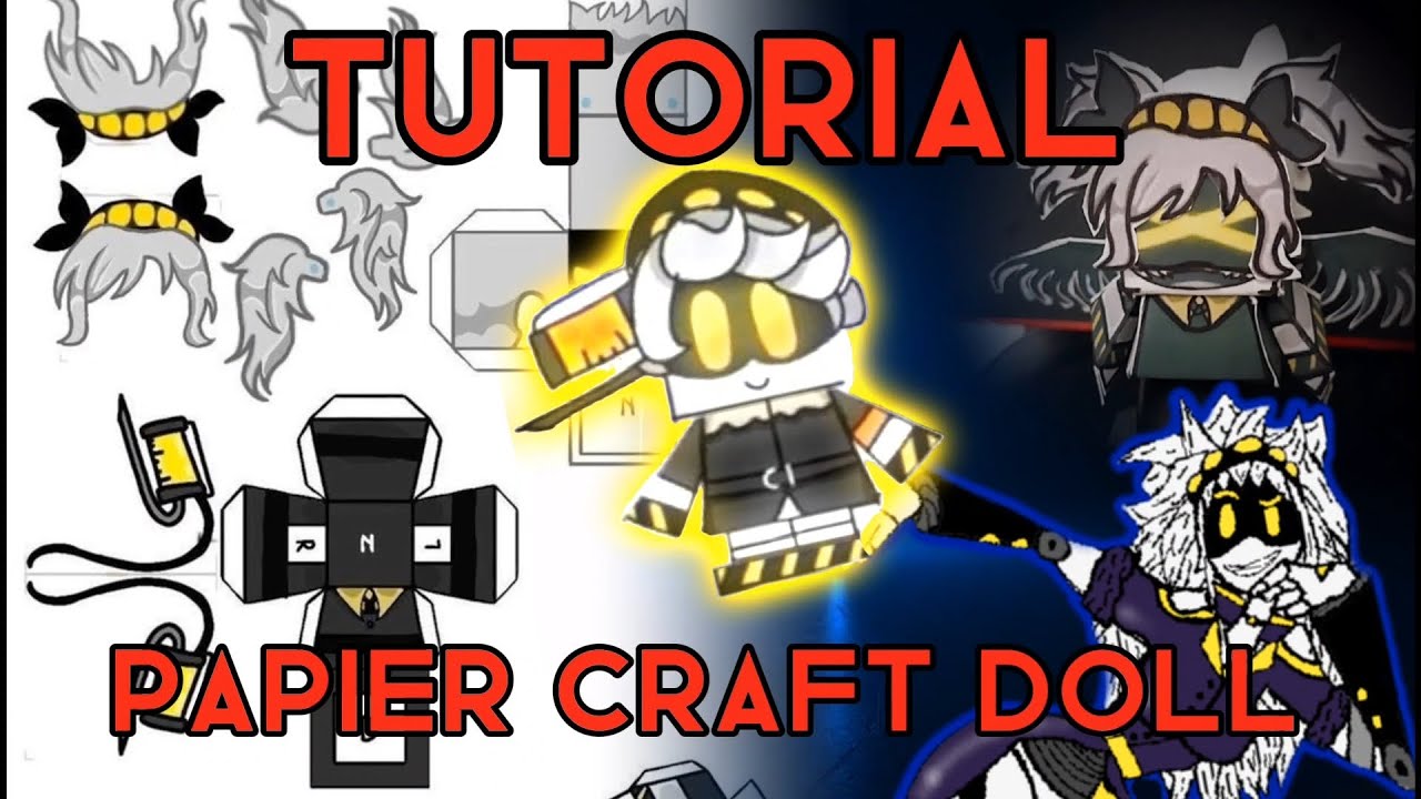 Tutorial For Murder Drones Paper Craft Figurs пёџрџ њ Youtube