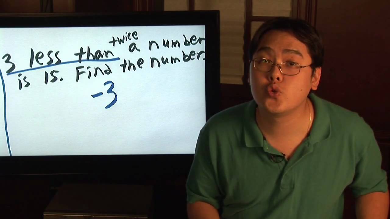 Math Help Solving Math Word Problems Youtube
