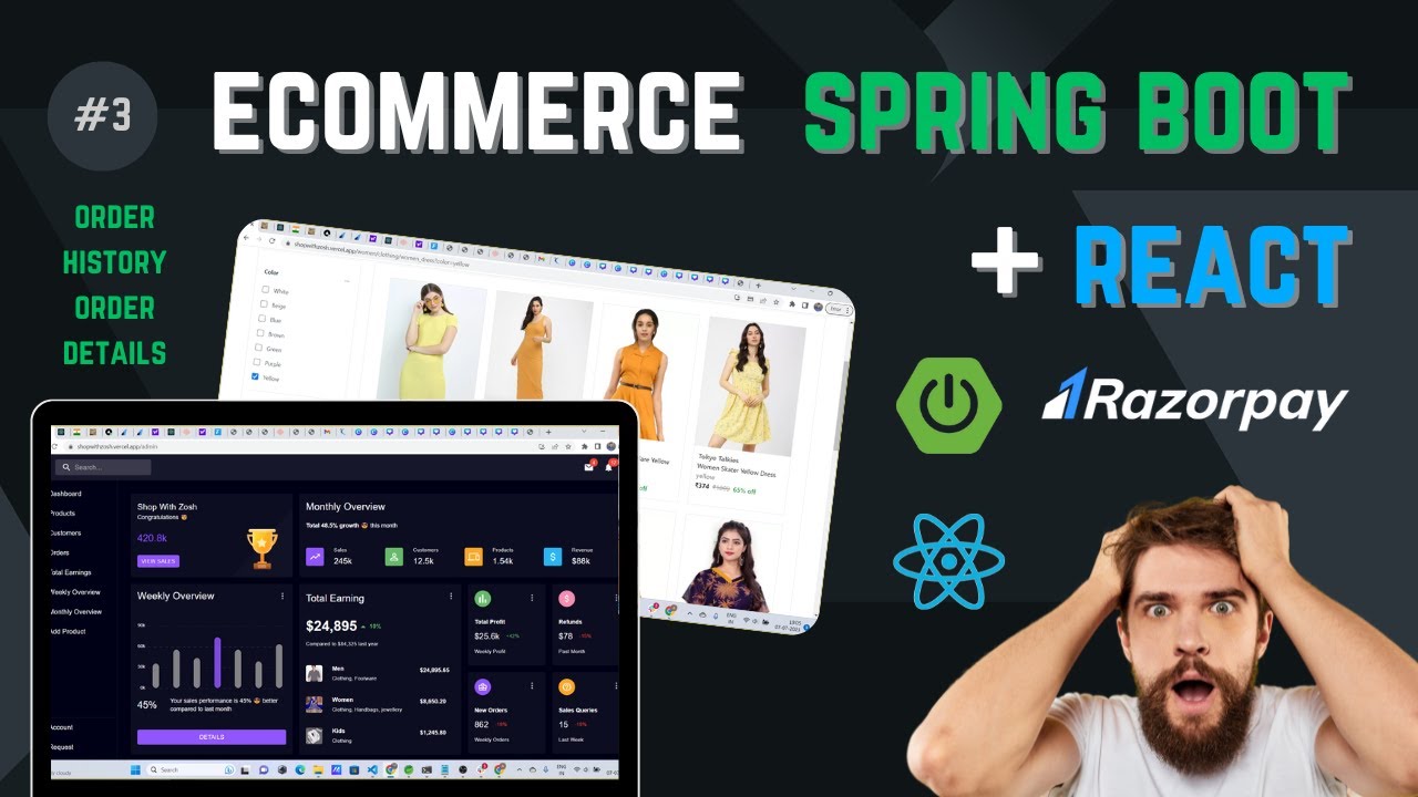 Build A E Commerce Full Stack Website With React Js And Spring Boot