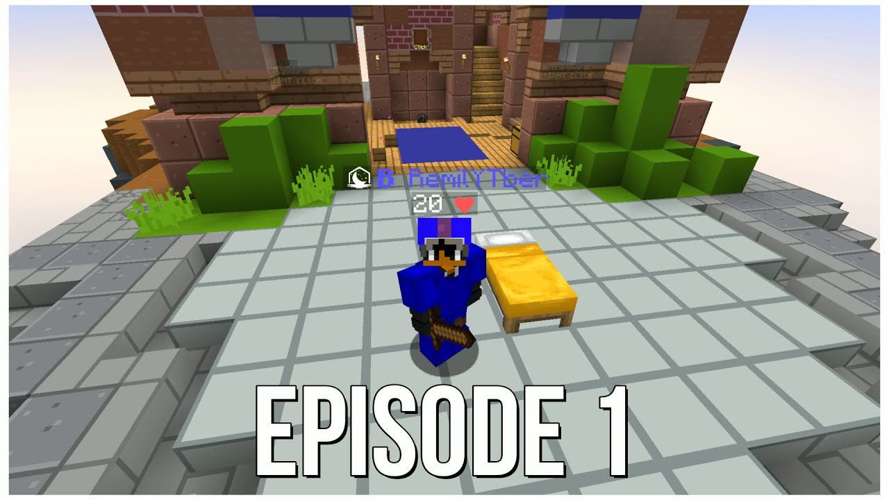 Minecraft Bedwars Episode 1 Youtube