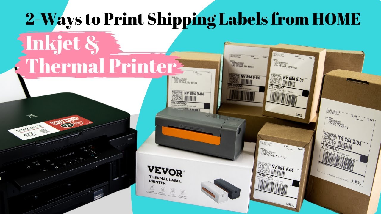 How To Print Shipping Labels From Home 2 Easy Ways To Print Shipping