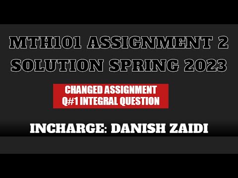 Mth101 Assignment 2 Solution Mth101 Assignment 2 Solution Spring 2023