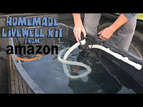 Easy Diy Homemade Livewell For Transporting Live Fish Youtube