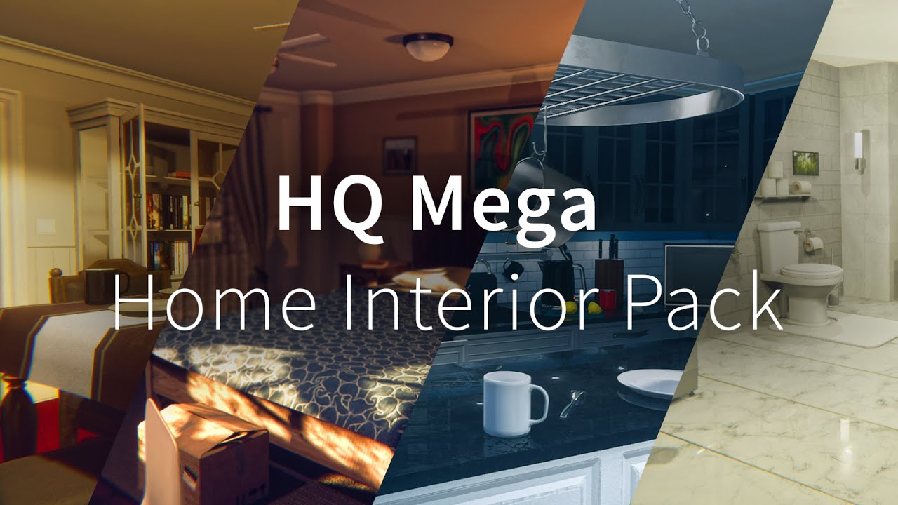 Unity Package Hq Mega Home Interior Pack 1 0 Trailer Youtube