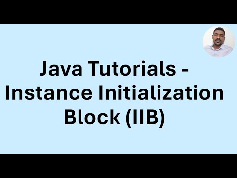 Java Tutorial 31 Instance Initialization Block Iib Youtube