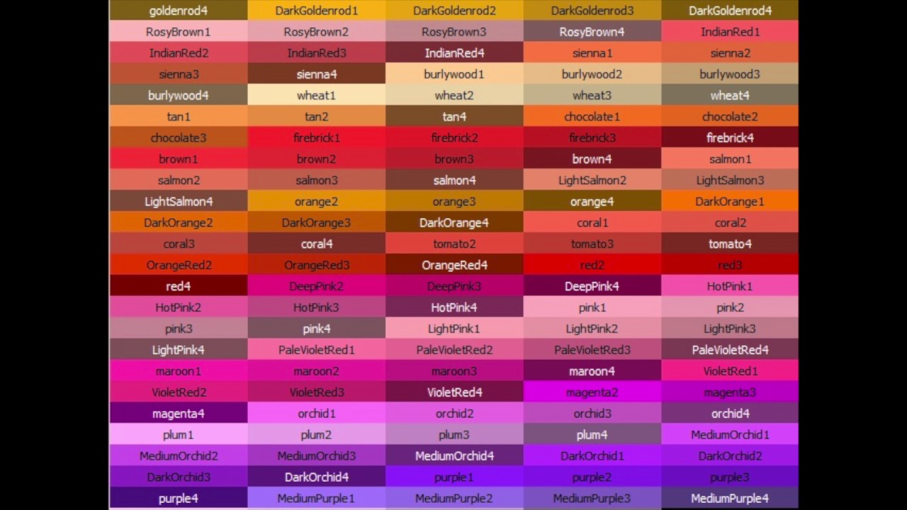 Colors In Python Youtube