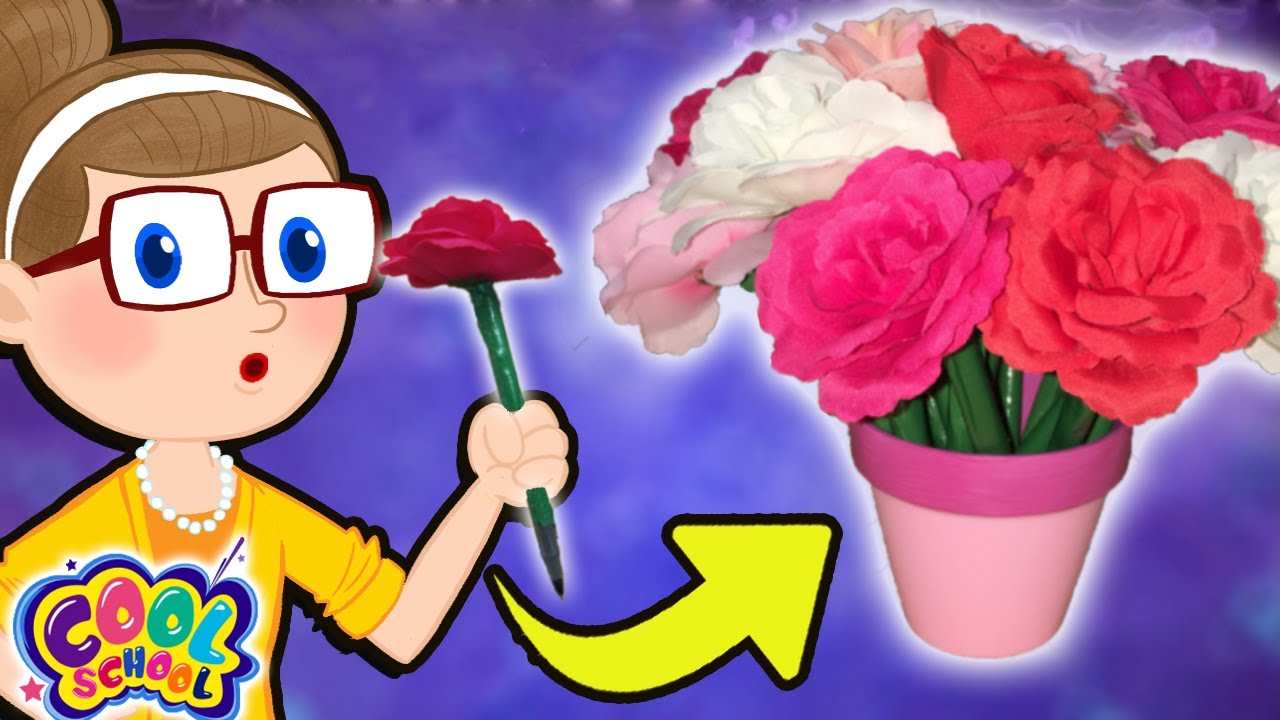 рџ ђ Mothers Day Diy Flower Bouquet Gift рџ ђрџ Crafty Carol Crafts For Kids