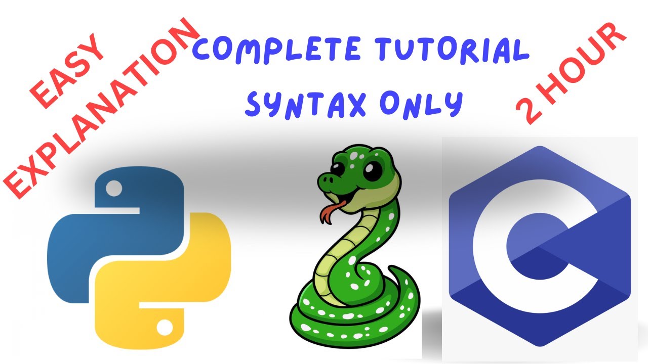 Complete Tutorial C Programming Vs Python Programming Youtube