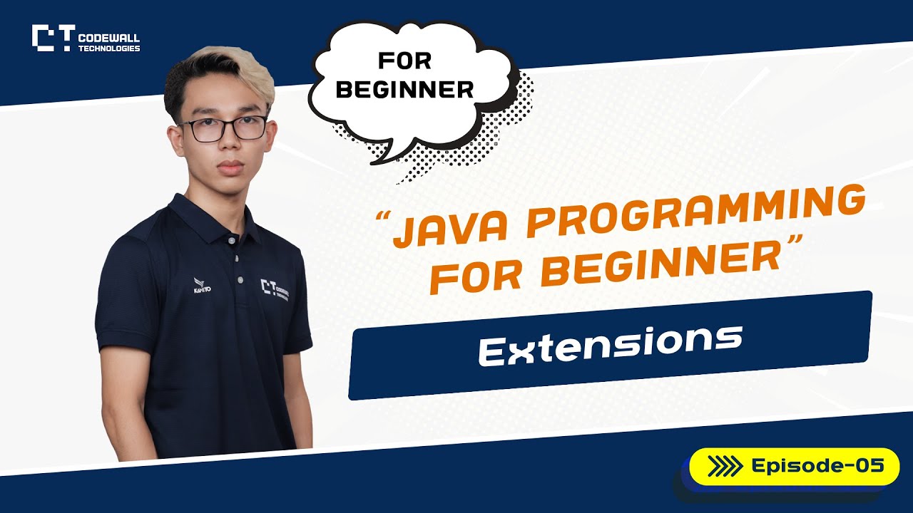 Java Tutorial Episode5 Extensions Youtube