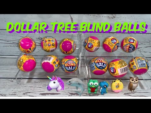 Dollar Tree Blind Balls Unboxing Youtube