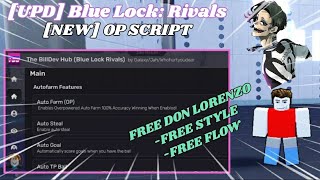 Upd Blue Lock Rivals Op Script Free Don Lorenzo Auto Score Inf Stamina ...