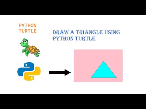 Simple Triangle Using Python Turtle Youtube